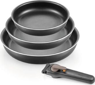 Tescoma Bratpfannen-Set mit abnehmbarem Griff VARIO, 4-teilig