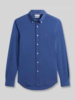 Tommy Hilfiger Slim Fit Freizeithemd mit Logo-Stickerei
