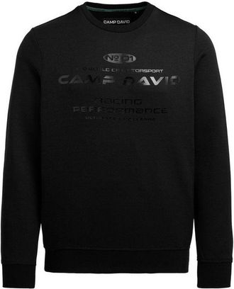 Camp David Sweater mit Baumwolle