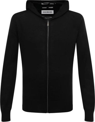 Dirk Bikkembergs Homme, Sweatshirts et sweats &agrave; capuche, Noir, Taille: S Cardigan