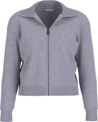 Guess Femme, Pulls, Gris, Taille: 42 FR Cardigan C&ocirc;tel&eacute;