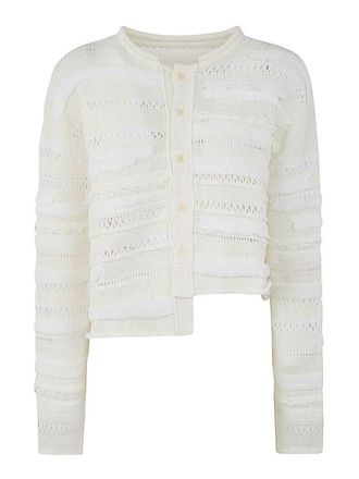 Yohji Yamamoto Cardigan - Blanc