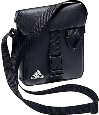 adidas Unisex Essentials Small Bag, Black / White, One size
