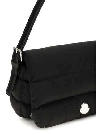 Moncler Womens Shoulder Bag Caradoc Black Nylon Polyamide