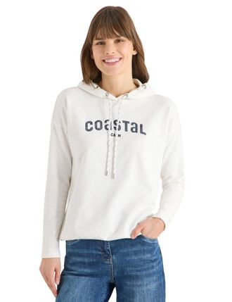 Cecil Hoodie mit Stickerei Vanilla White XXL