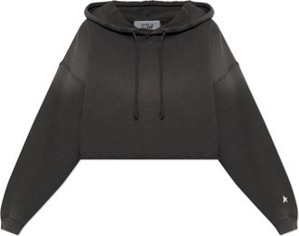 Golden Goose Femme, Sweatshirts et sweats &agrave; capuche, Gris, Taille: 42 FR SweaT-shirt Court Oversize