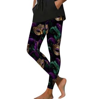 Generic Pantalon de yoga d&eacute;contract&eacute; pour femme avec imprim&eacute; tendance, legging tendance, confortable, doux et moulant, motif t&ecirc;te de mort, bleu, 3XL