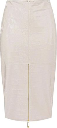 Elisabetta Franchi Femme, Jupes, Beige, Taille: 38 FR Jupe Longuette