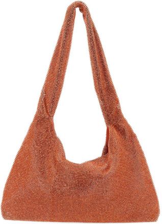 Kara Womens Shoulder Bag Armpit Orange Polyester