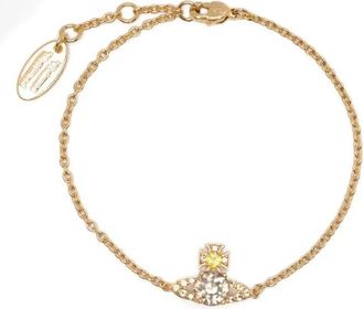 Vivienne Westwood Armband - Gold-Tone Cable Chain Bracelet - Gr. ONE SIZE - in Mehrfarbig - f&uuml;r Damen