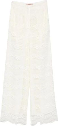 Twinset Femme, Pantalons, Beige, Taille: 36 FR Twin-set Pantalons