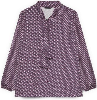 Fiorella Rubino Femme, Blouses et Chemises, Multicolore, Taille: 44 FR Chemise à imprimé géométrique en mousseline