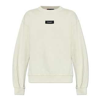 Dolce & Gabbana Vintage Effect Sweatshirt - - Sweatshirts & Hoodies - Herren - Beige - M