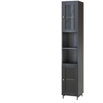 Vicco Meuble salle de bain Malte, Gris, 30x171.5cm