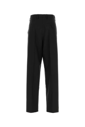 Prada Wool Blend Trousers - Black