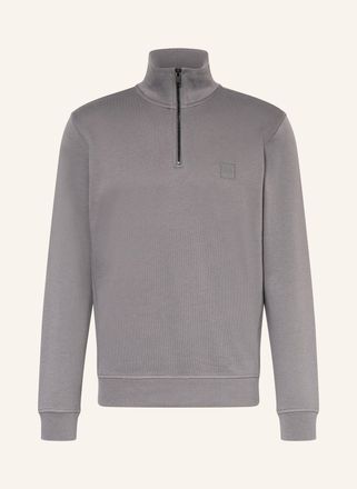 HUGO BOSS Sweat-Troyer Zetrust grau