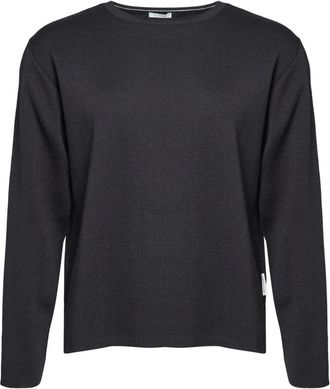 Lind Femme, Pulls, Noir, Taille: 46 FR Tricots ras du cou