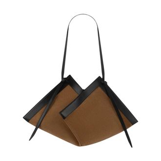 Yuzefi Femme, Sacs, Brun, Taille: ONE Size Wonton Suede Tote
