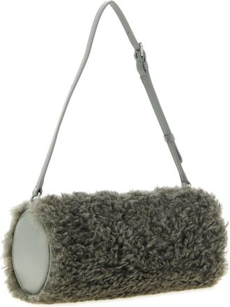 Stella McCartney Shearling Clutch - Gray