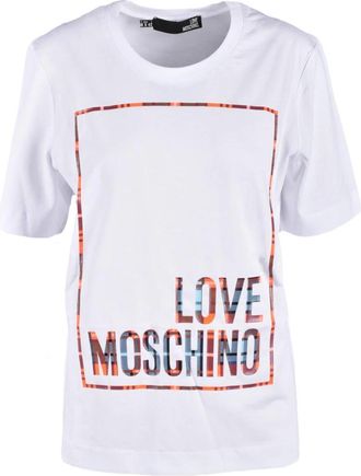 Love Moschino Femme, Tops, Blanc, Taille: 40 FR T-Shirt