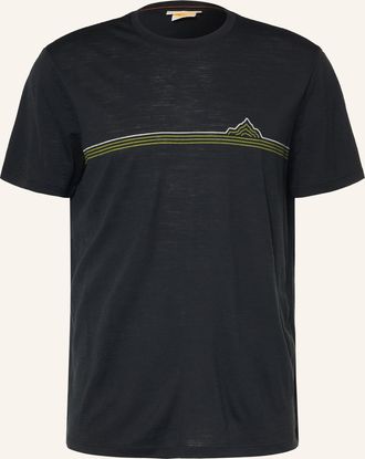 Icebreaker T-Shirt Merino 150 Tech Lite Aus Merinowolle schwarz
