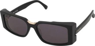 Max Mara unisex, Accessoires, Noir, Taille: 54 MM Oversized Square Lunettes de soleil