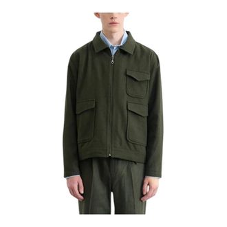 Edmmond Studios Jack Jacket - - Jackets - Herren - Gr&uuml;n - L