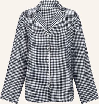 Hunkem&ouml;ller Hunkem&ouml;ller Pyjama-Jacke Flannel blau