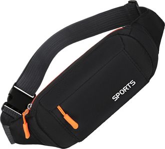 Generico Bananentasche für Handy: Lauftaschen für Männer, Bananen-Tasche für Rennen, Mehrzweck-Rennsporttasche, Umhängetasche, tragbare Sporttasche, schwarz, C