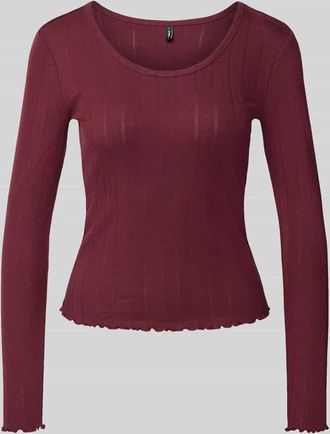Only Slim Fit Langarmshirt mit Baumwoll-Anteil Modell TENNA