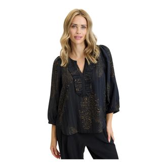 In Front IN Front - Grazia Blouse - Femme - Blouses et Chemises - Noir - Taille: 38 FR