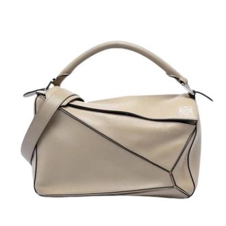 Loewe Pre-owned The Puzzle Handbag - - Pre-owned - Damen - Beige - ONE SIZE