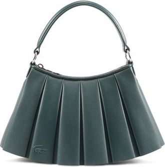 Lacoste Petit sac Lenglen pliss&eacute; en cuir