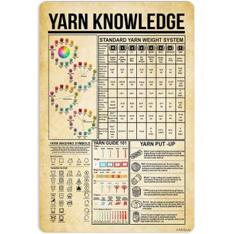 Generic Metall Schilder Garnwissen Blechschilder H&auml;ngend Deko F&uuml;r Stra&szlig;e Gesch&auml;ftshof Haus Zuhause S