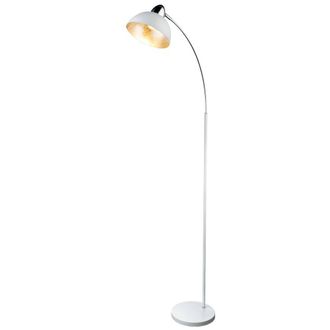 Globo Lighting Stehleuchte Anita Weiß, Blattsilber, 24703SW