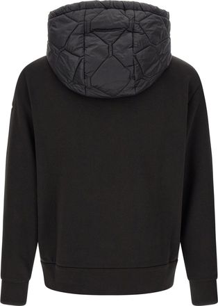Moncler Hybrid Cotton-Blend Hoodie - Black