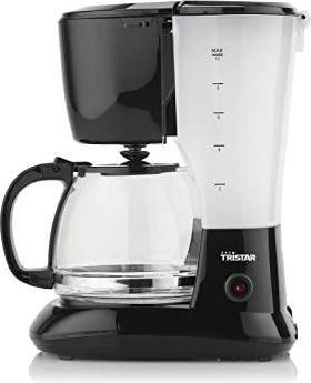 Tristar Kaffeemaschine mit 1,25L Fassungsvermögen - für 10-12 Tassen, auch für camping, CM-1245, schwarz