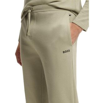HUGO BOSS Pantalon de surv&ecirc;tement en coton m&eacute;lang&eacute;
