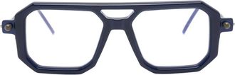 Kuboraum Brille mit geometrischem Gestell - Blau