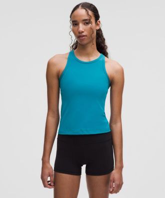 lululemon D&eacute;bardeur dos nageur Align longueur taille pour Femmes - Bleu - Taille 14