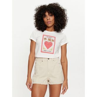 Twin-Set T-Shirt 241TT2411 Wei&szlig; Regular Fit