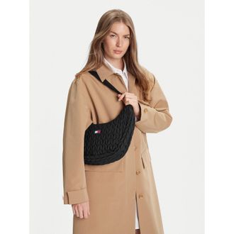 Tommy Jeans Handtasche Tommy Jeans Tjw Urban Quilted AW0AW17546 Schwarz