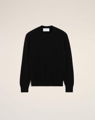 Ami Pull noir en cachemire Ami de Coeur Noir - XXL - Homme
