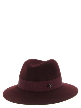 Maison Michel Fedora - Burgundy