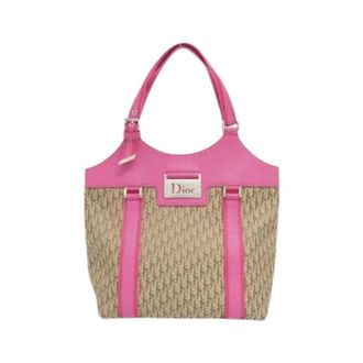Dior Pre-owned Canvas Leather Shoulder Bag - - Pre-owned - Damen - Mehrfarbig - ONE SIZE