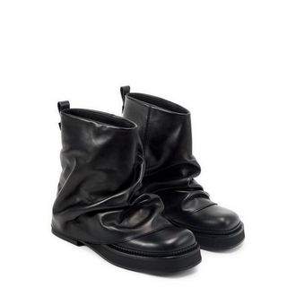 The Attico Bottines Mini Robin en cuir de veau