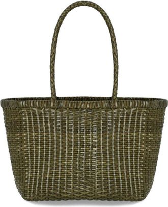 Dragon Diffusion SAC CABAS WEAVE SMALL KHAKI DRAGON DIFFUSION