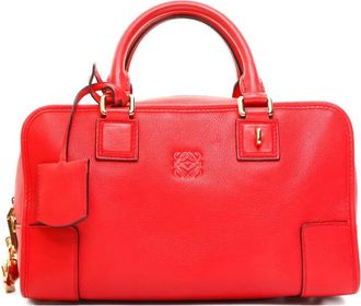 Loewe 2000-2015 Amazona Tote Bag mit Schneckenanhänger - Rot