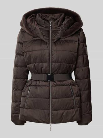 Monari Steppjacke mit Rei&szlig;verschlusstaschen und G&uuml;rtel