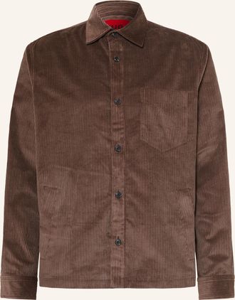 HUGO BOSS Hugo Cord-Overjacket Ecord braun